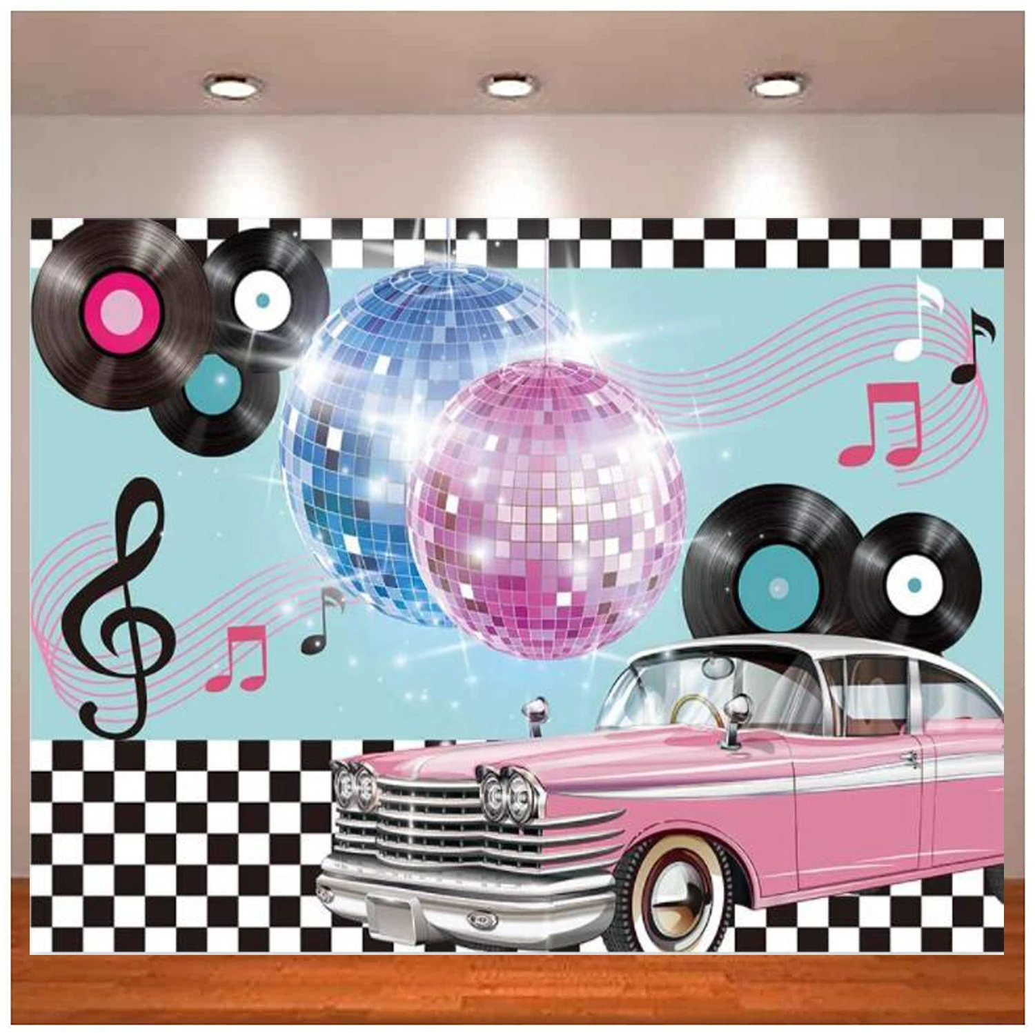 Retro Rock And Roll Background