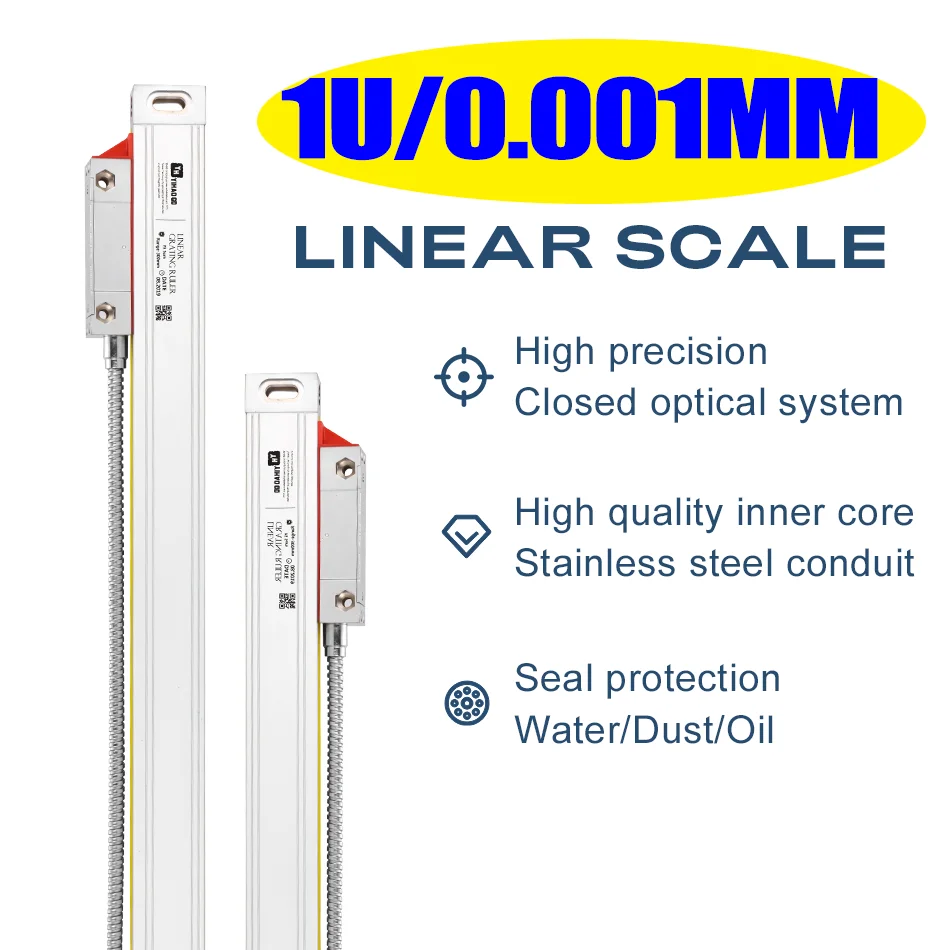 High-Precision-0-001MM-1UM-Linear-Encoder-Linear-Scale-5V-TTL-DB9-100 ...