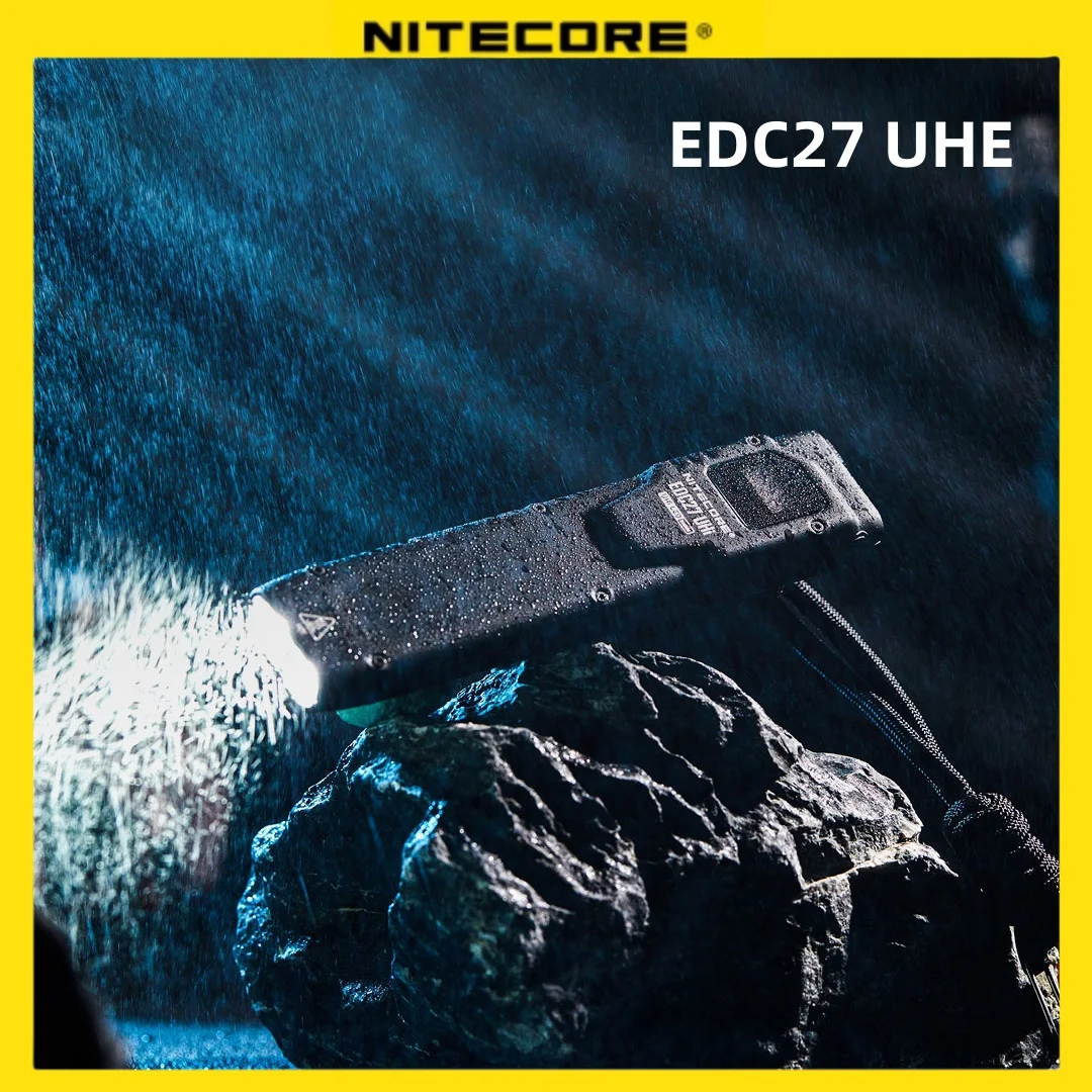 Original NITECORE EDC27 UHi Flashlight 3100Lumens USB-C Recharageble ...