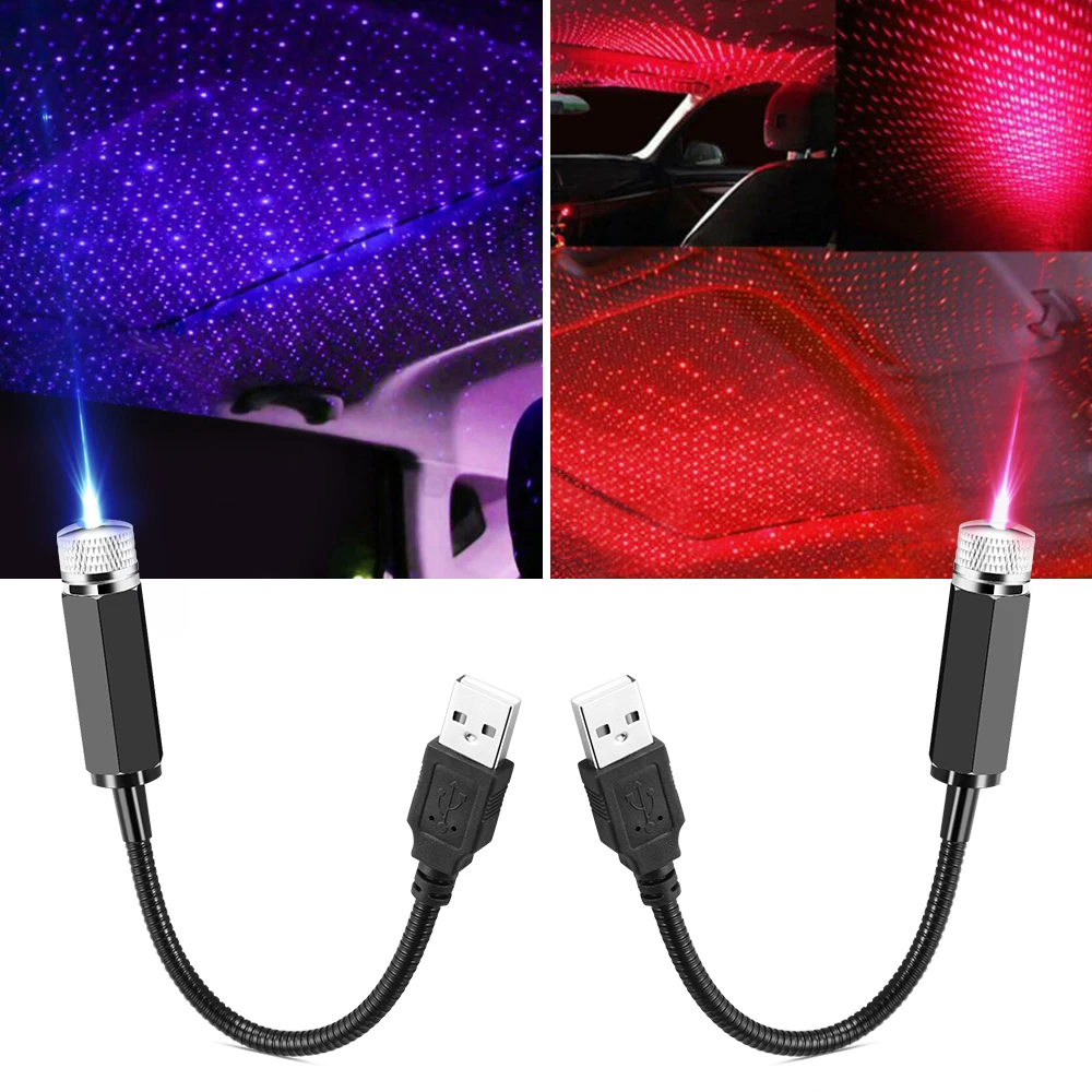 2Pcs-LED-Car-Roof-Star-Night-Lights-Projector-Light-for-Volvo-V50-Truck ...