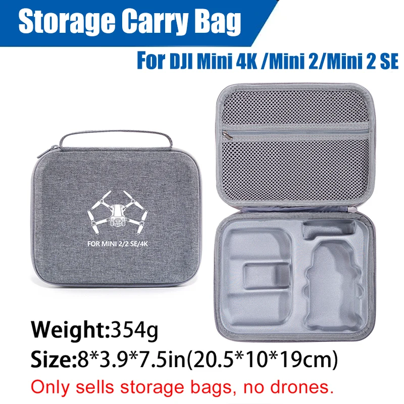 Storage Bag For DJI Mini 4K /Mini 2/Mini 2 SE Carrying Case Remote ...