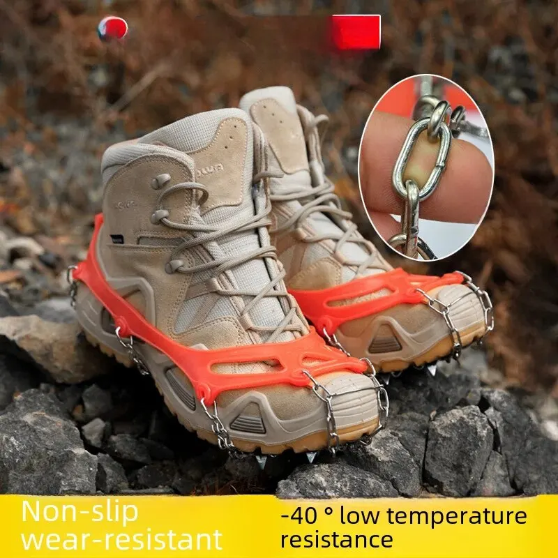 13-claw-Stainless-Steel-Outdoor-Ice-Clip-Climbing-Snow-Clip-Winter ...