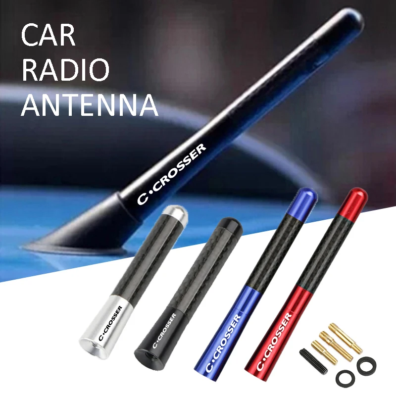 8CM-12CM-Metal-Car-Antenna-Radio-for-Citroen-C-CROSSER-Logo-C4-C3-C5 ...
