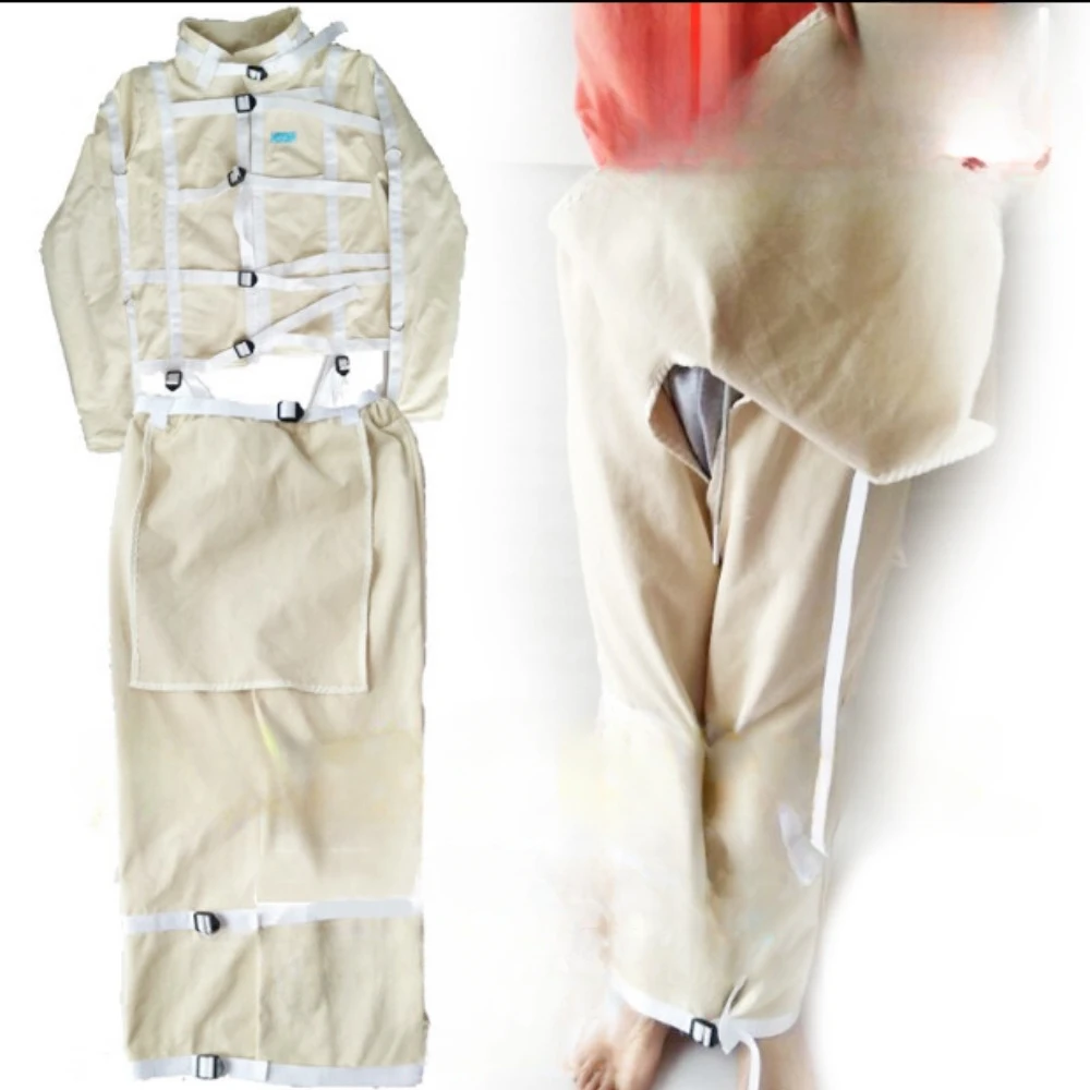Medical-Elderly-Patients-Restraint-Clothes-Breathable-Band-Mental-Mania ...