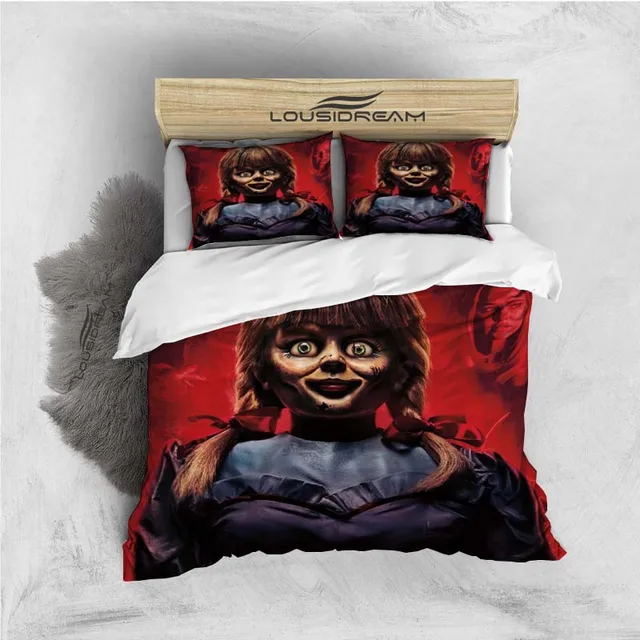 Horror Movie Bedding Set Halloween Duvet Cover Comforter Bed Single ...