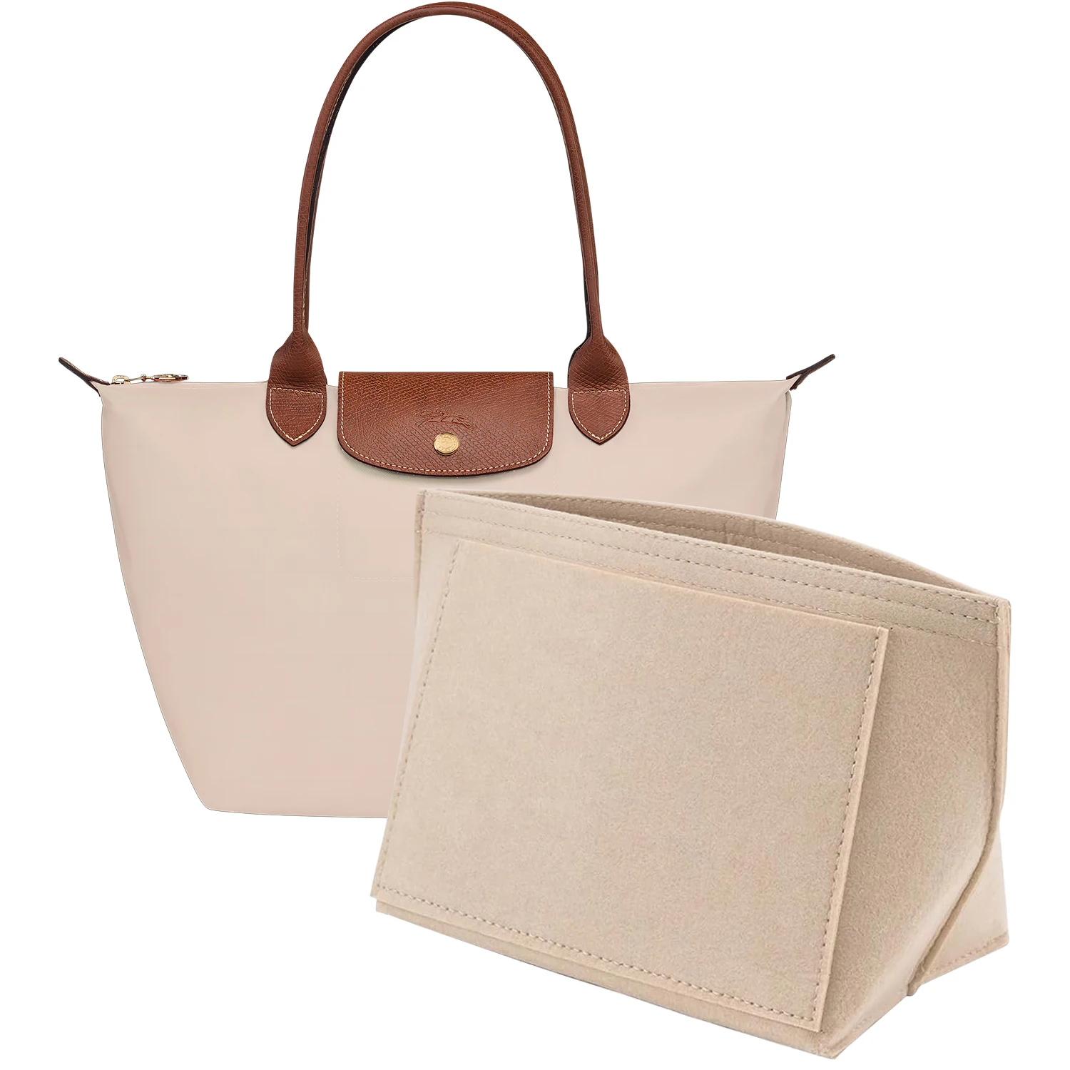 Felt-Purse-Organizer-Insert-for-Longchamp-Le-Pliage-Series-Handbag ...