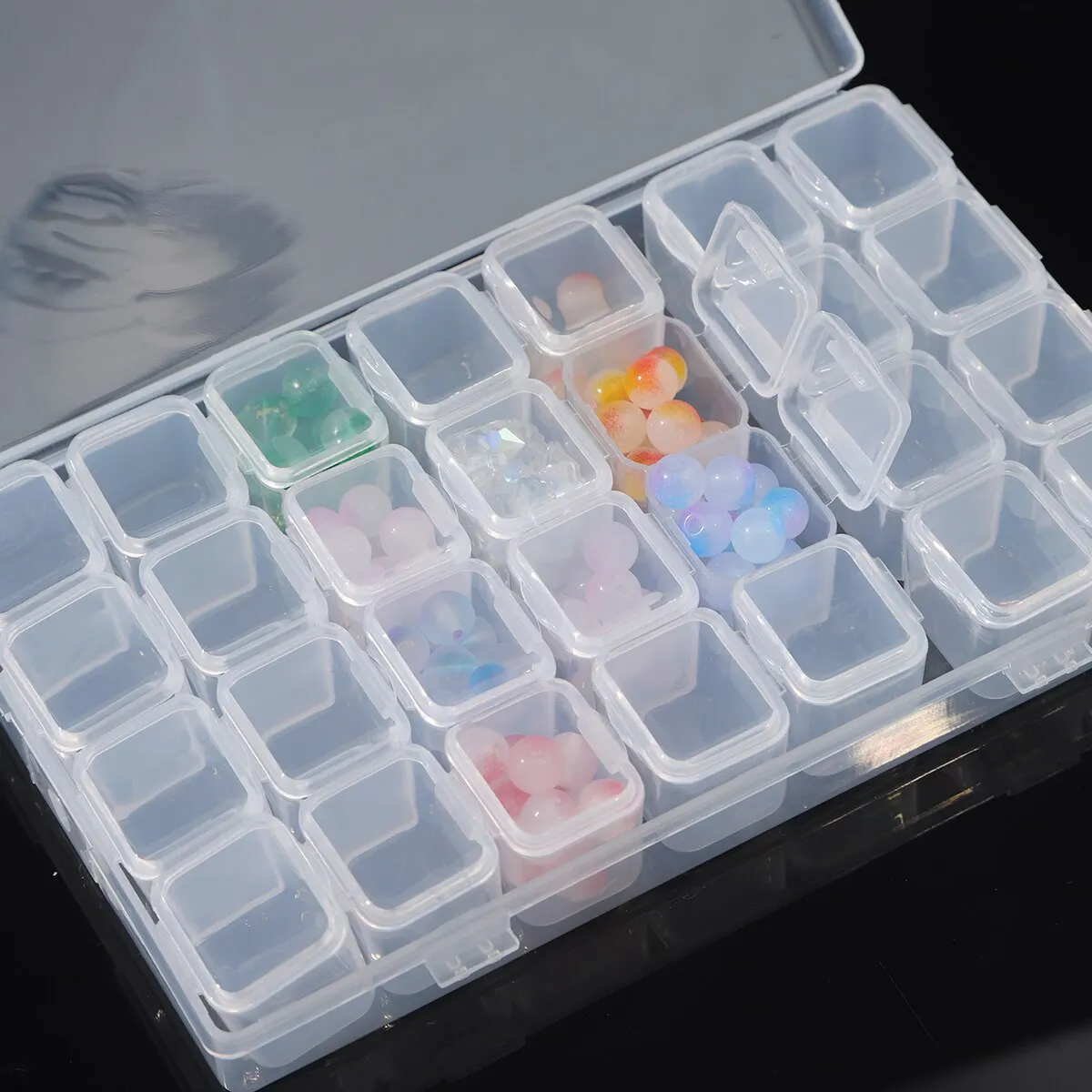 Diamond Paint Tool Storage Box 28grid Transparent Drill Box Diamond ...
