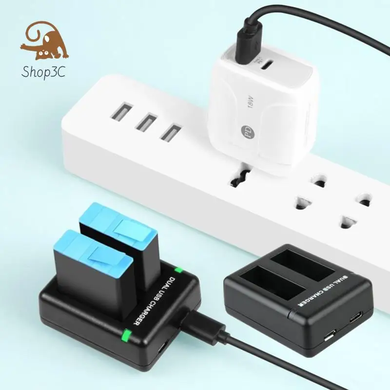 For-Gopro-Hero11-Black-HERO9-Black-HERO10-USB-Dual-Port-Slot-Double ...