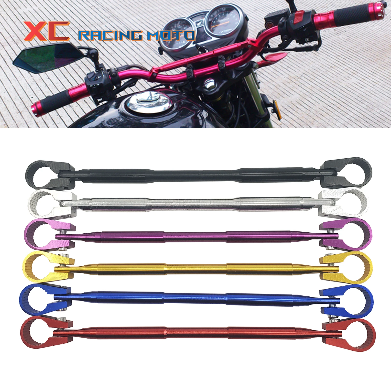 Motorcycle Handlebar Balance Cross Bar Lever Handlebar Fits For 7/8 ...