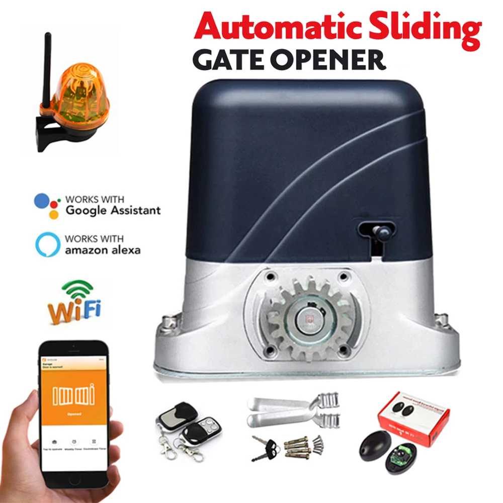 WiFi-App-Control-Automatic-SLIDING-GATE-OPENER-Motor-Move-Engine-AUTO ...