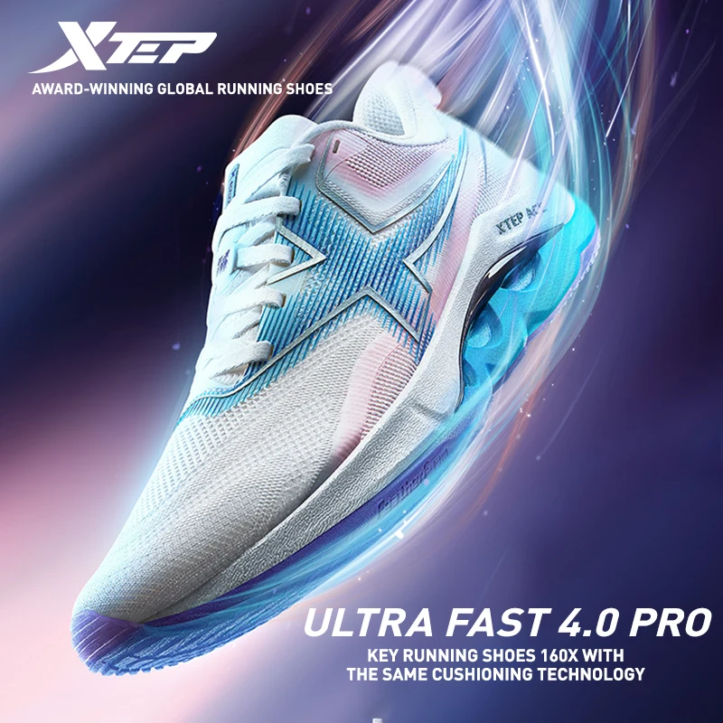 Xtep Ultra Fast 4.0 Pro Running Shoes Women Shock Absorption Breathable ...
