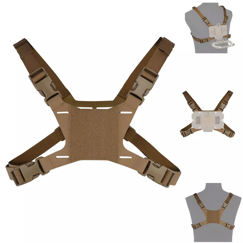 Tactical Chest Rig Mobile Phone Navigation Board Bracket Fixing Strap ...