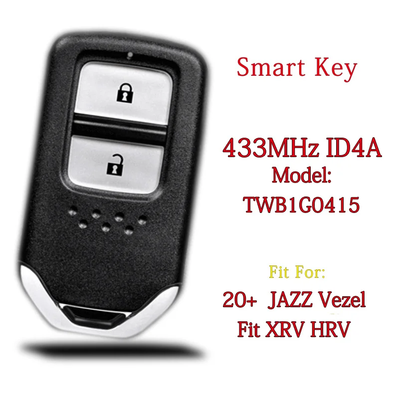 BaoJiangDd key Fit For Remote Smart Car key 4A Chip 433Mhz FIT For ...