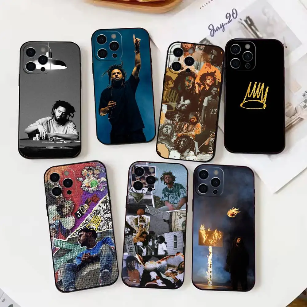 Rapper Singer J-J C-Cole Phone Case For iPhone 17 16 15 14 13 12 Max ...