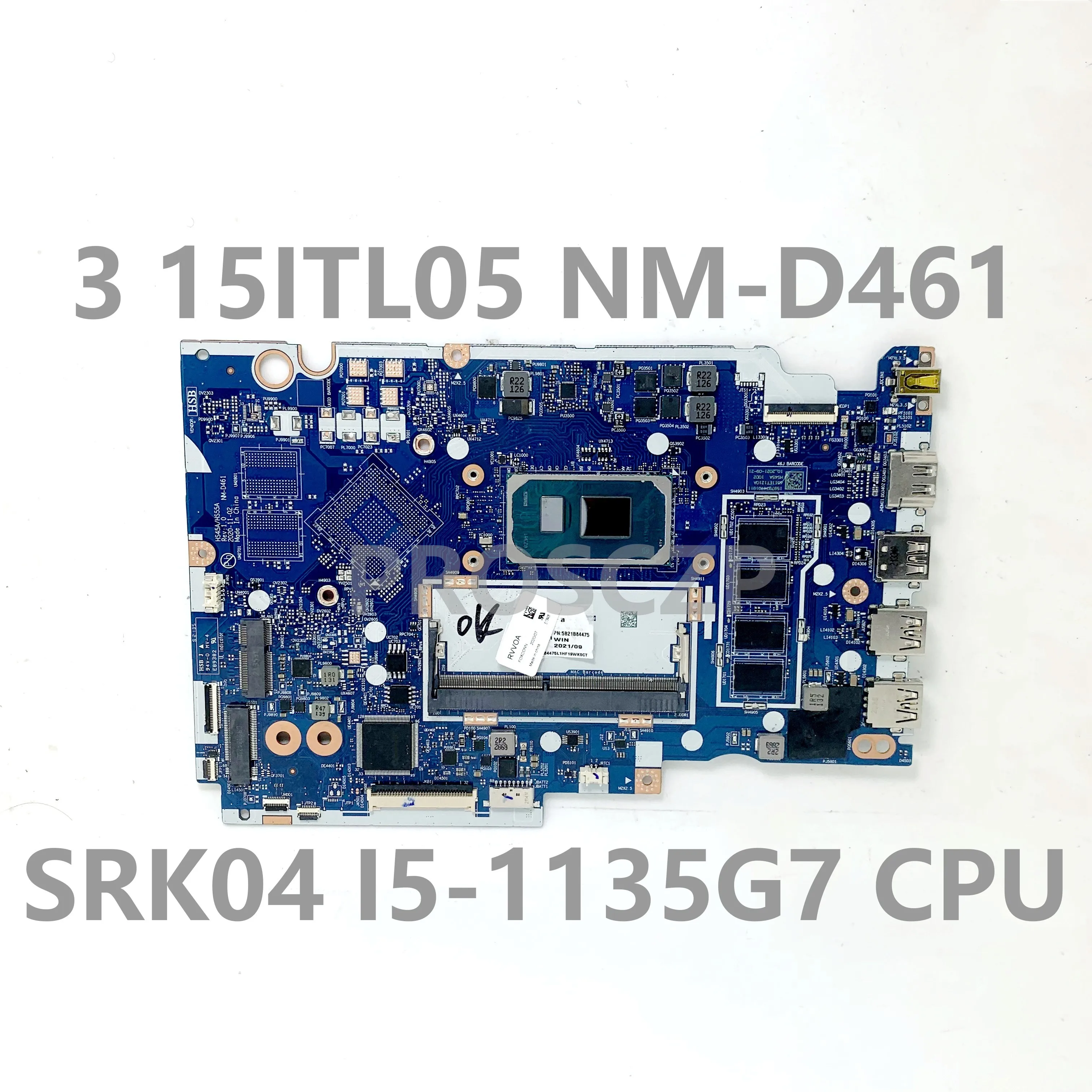 For-Lenovo-IdeaPad-3-15ITL05-HS45A-HS55A-NM-D461-Mainboard-Laptop ...