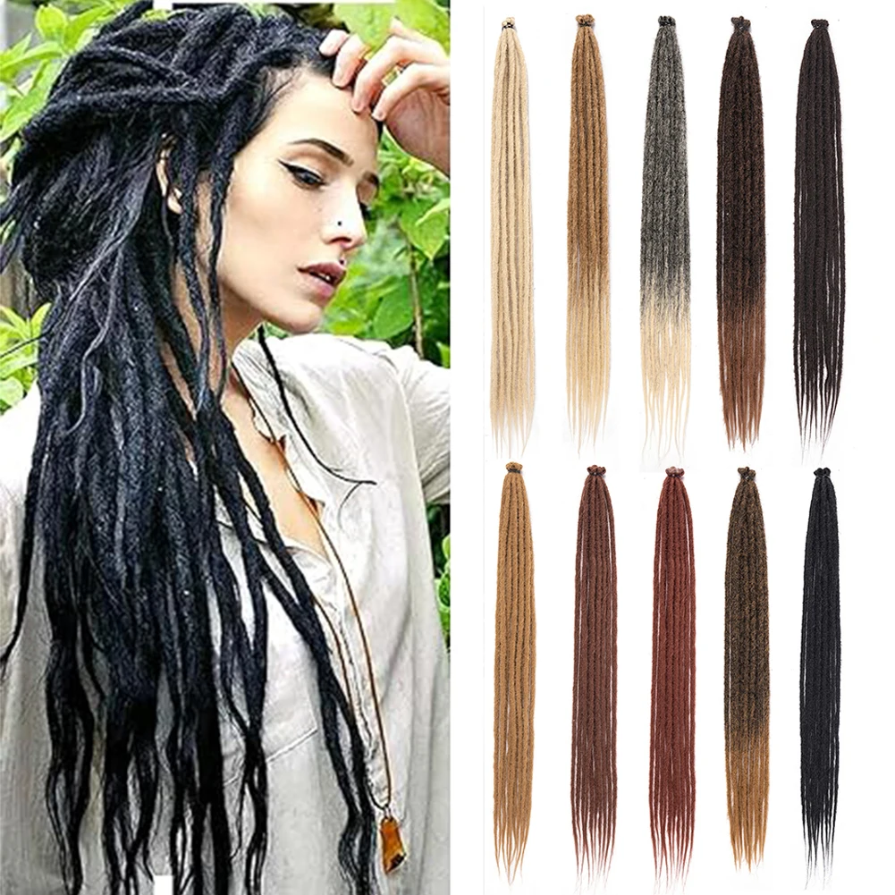 Extens-es-Dreadlock-sint-ticas-Hippie-Single-Ended-Dreads-Ombre-Loc ...