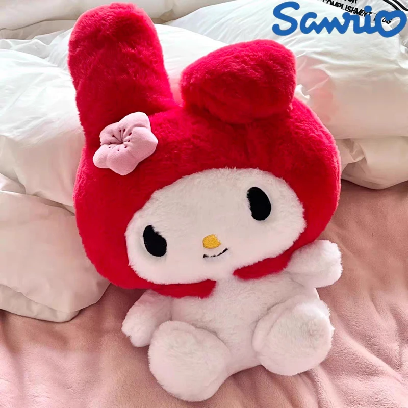 Sanrio-Kawayi-Red-My-Melody-Plus-Toy-Cut-Soft-Fluffy-Stuffed-Throw ...