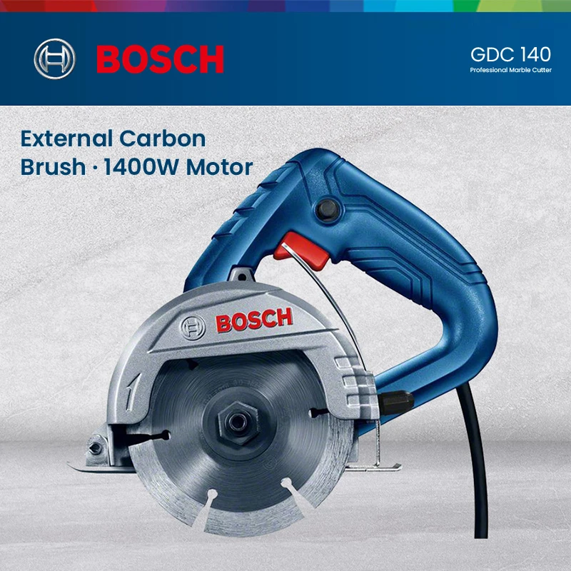 1400W Bosch GDC140 Cutting Machine Wood Marble Stone Slotting Machine 115mm Diameter Circular Saw Diamond Tile Electric Cutter AliExpress