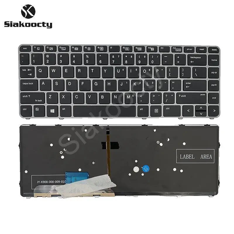 For Hp Elitebook Folio 1040 G3 Keyboard 844423-001 818252-001 Us ...