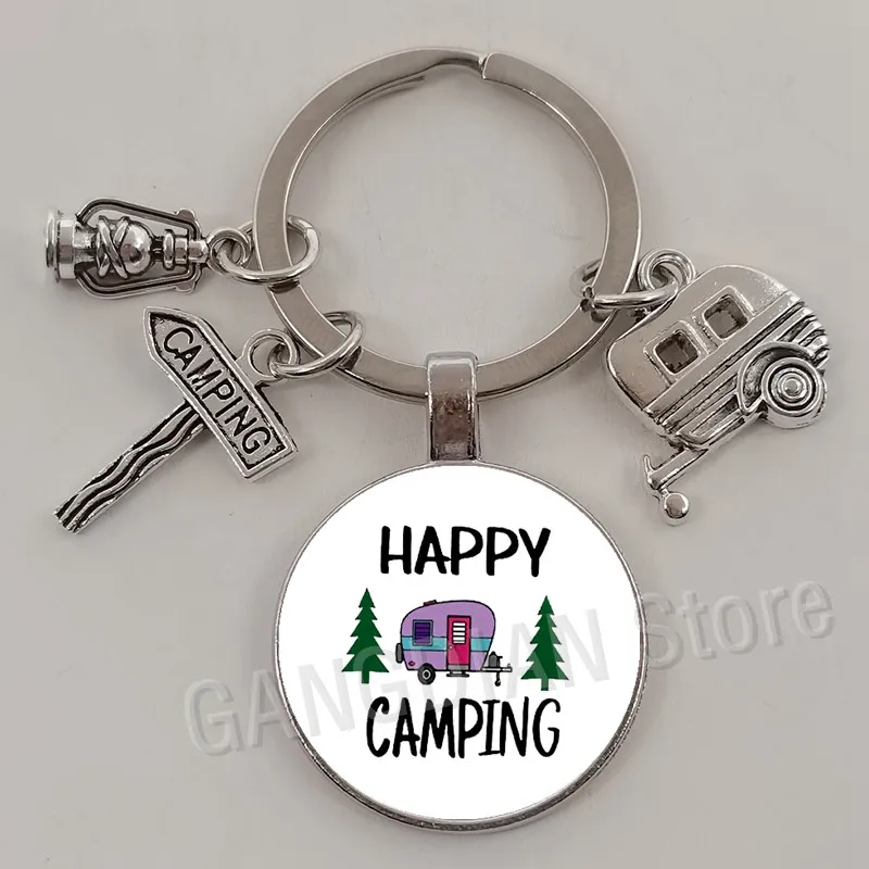 DIY Caravan Print Camper Camping Adventure Campfire Party Gift Keychain ...