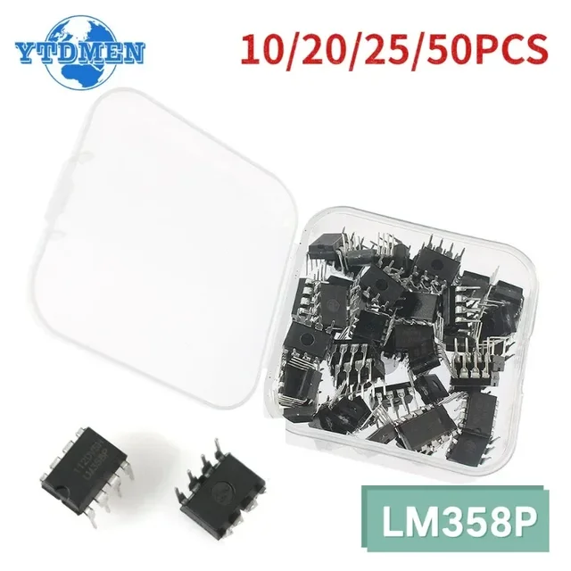 LM358P Op-Amp 5PCS LM358P Dual Operational Amplifier IC - Industry ...