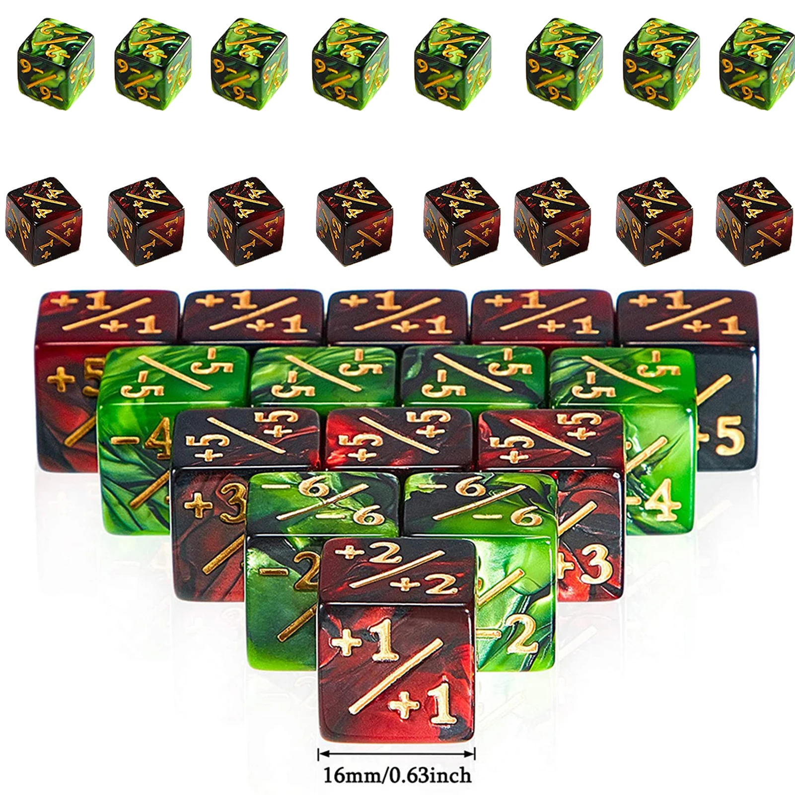 10Pcs-16mm-6-Side-Dice-Counters-1-1-Dice-Kids-Toy-Counting-Dice-For ...