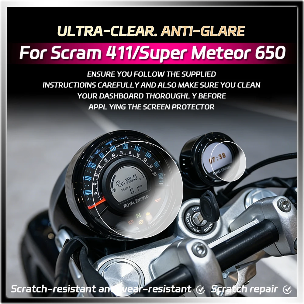 For Royal Enfield Scram 411 2022- Super Meteor 650 2023- Motorcycle ...