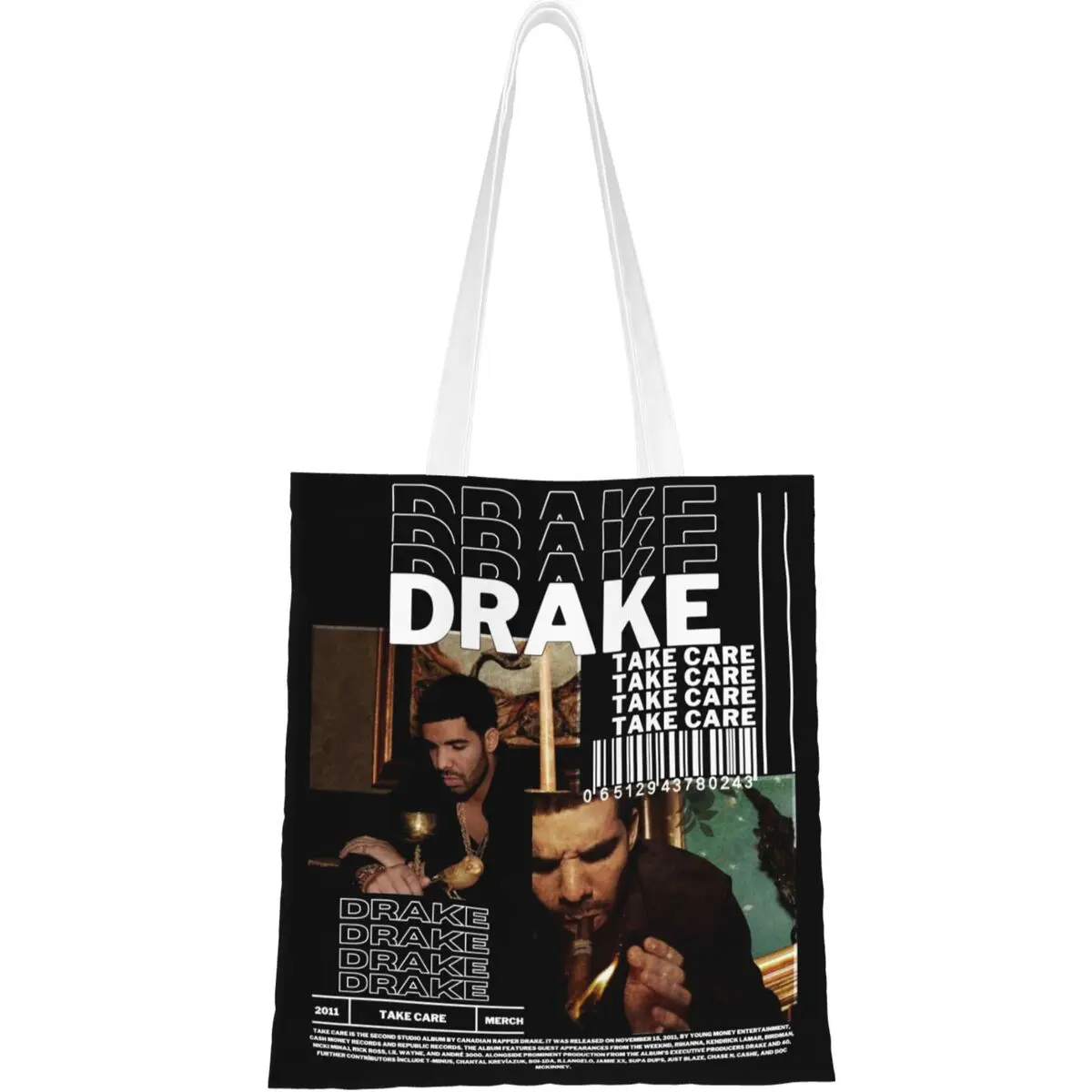Women-Men-Take-Care-Album-Drake-Tote-Bags-Large-Capacity-Rapper-Hiphop ...