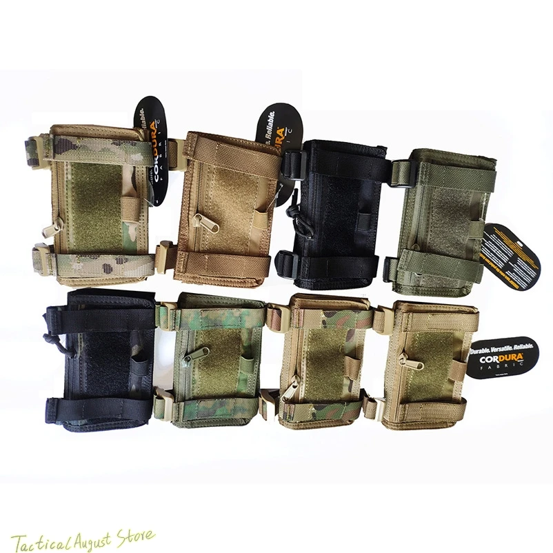 Tactical-Forearm-Arm-Mount-Map-Bag-Identity-Information-Storage-Pouch ...