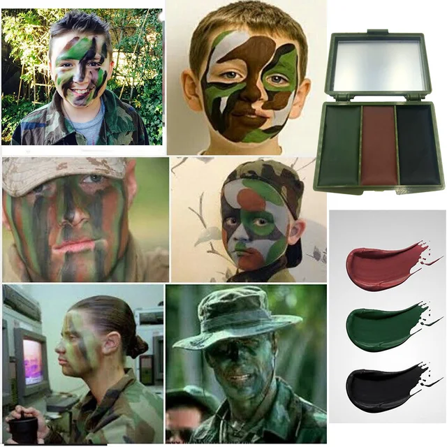 Army Face Paint Designs