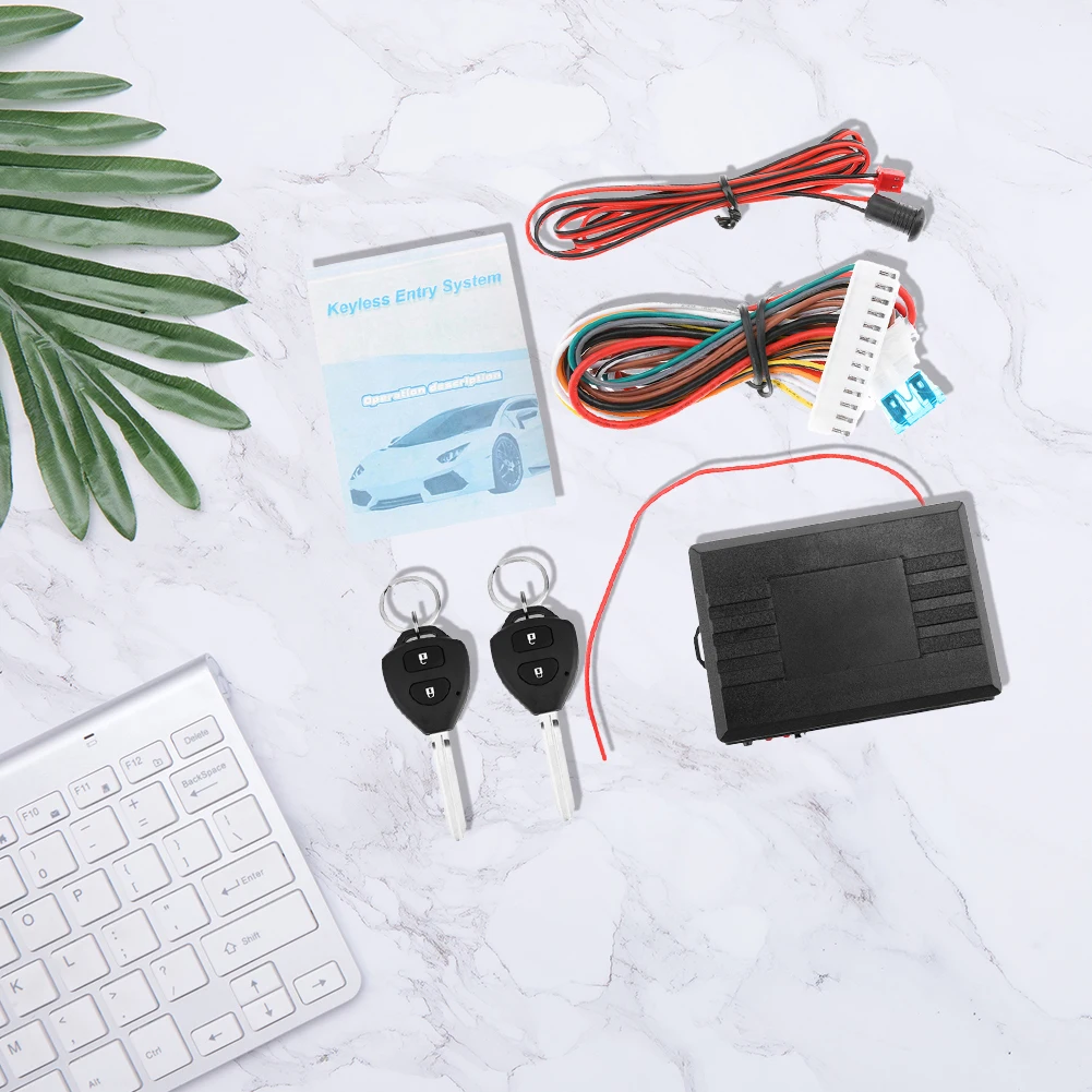 Car-Remote-Central-Kit-Vehicle-Door-Lock-Locking-Alarm-Keyless-Entry ...