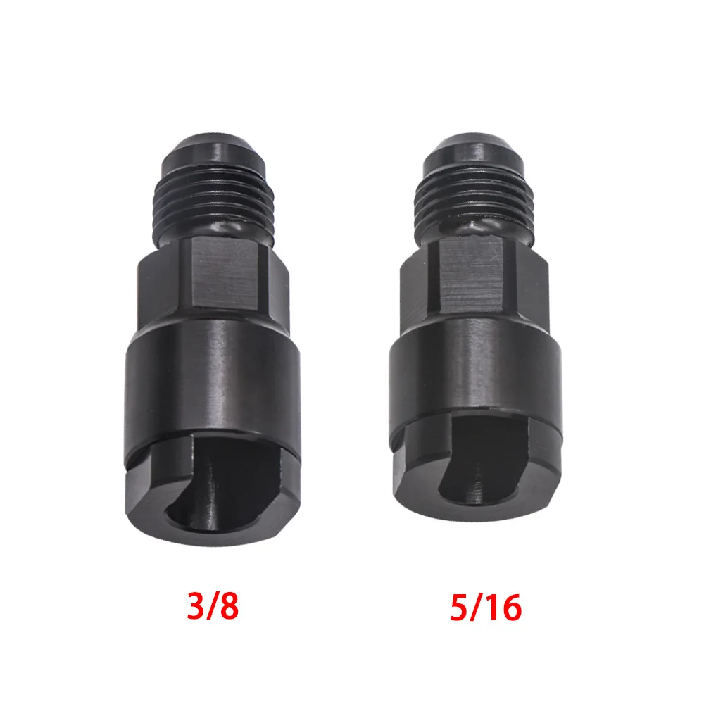1Pc Fuel Line EFI Adapter Fitting High Quality Black Fuel Adapter ...