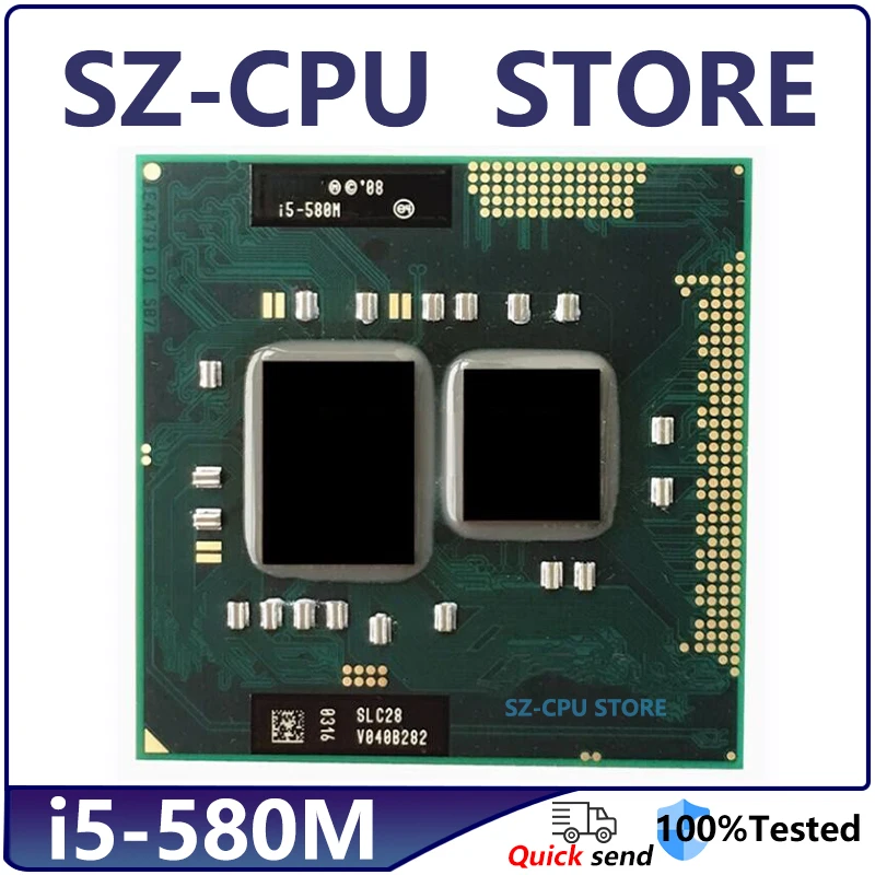 Procesador Core i5-580M (caché 3M, 2,66 GHz ~ 3,33 Ghz, i5 580M, SLC28 ...