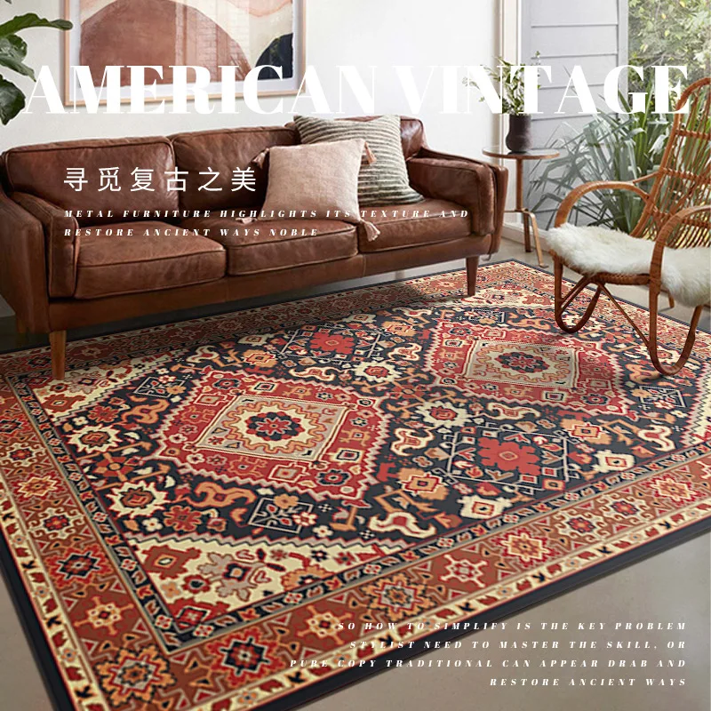 Bohemian-Carpet-Nordic-Retro-Ethnic-Style-Crystal-Velvet-Living-Room ...