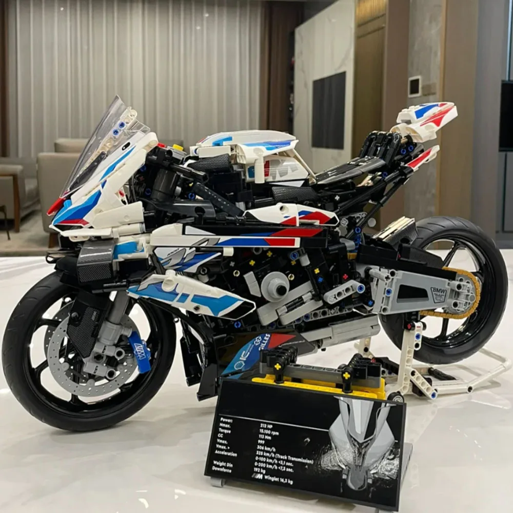 Technical-Motorbike-Building-Blocks-para-crian-as-carros-esportivos-RR ...