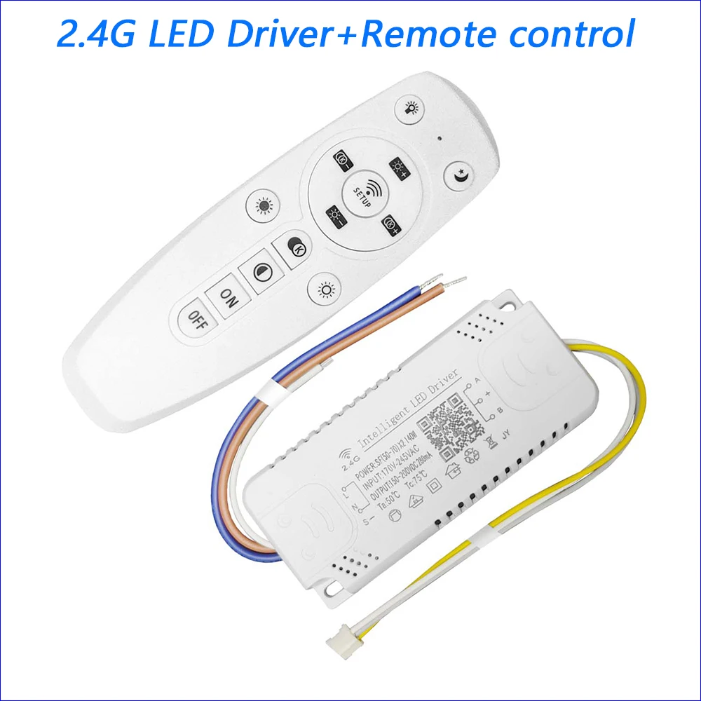 Driver-LED-Inteligente-Regul-vel-Transformador-de-Lustre-Fonte-de-Alimenta-o-Controle-Remoto-e ...
