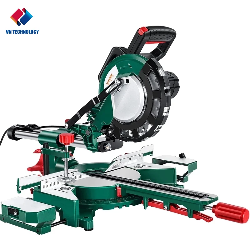 8-Inch-Miter-Saw-Household-Woodworking-Aluminum-Alloy-Table-Saw-Bevel ...