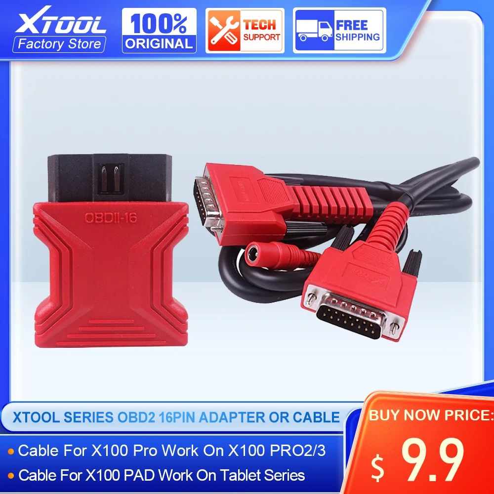 Universial-XTOOL-OBD2-16PIN-Adapter-For-X100-PAD-X100-PRO-OBDII ...