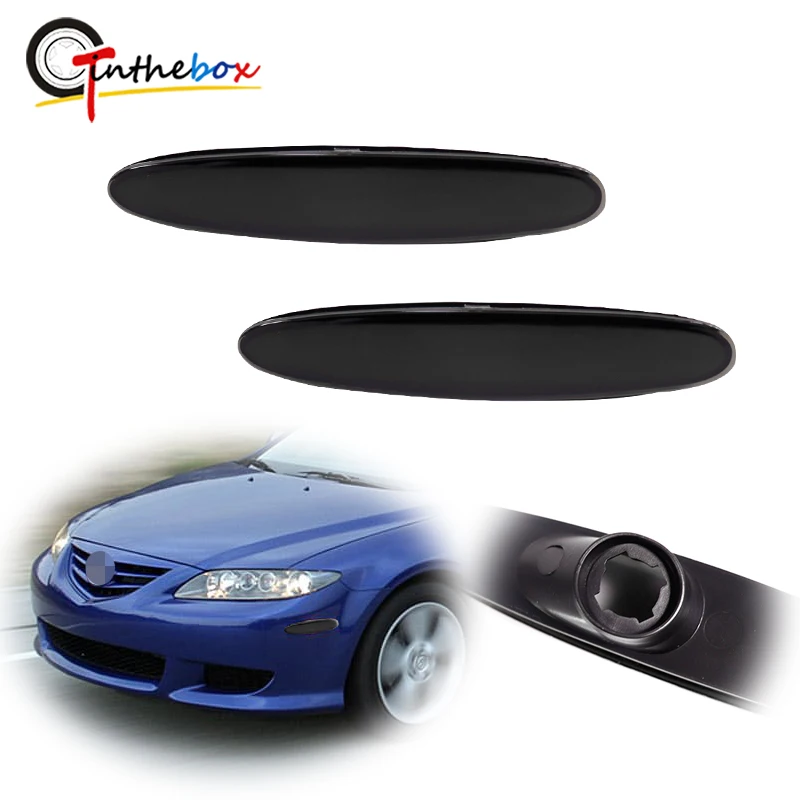 Gtinthebox Smoked Lens Car Front Fender Side Marker Light Housing ...