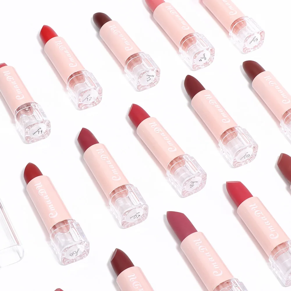 15 Colors Matte Lipsticks Waterproof Long Lasting Sexy Red Lip Stick ...