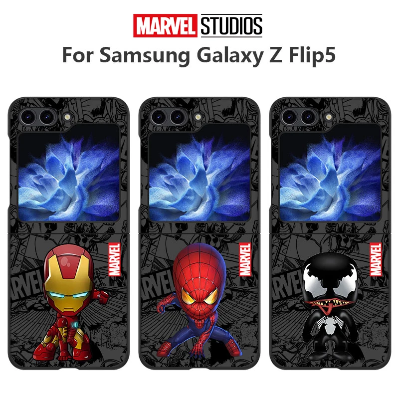 Marvel-Ironman-Spiderman-Case-for-Samsung-Galaxy-Z-Flip-4-5G-Z-Flip5 ...