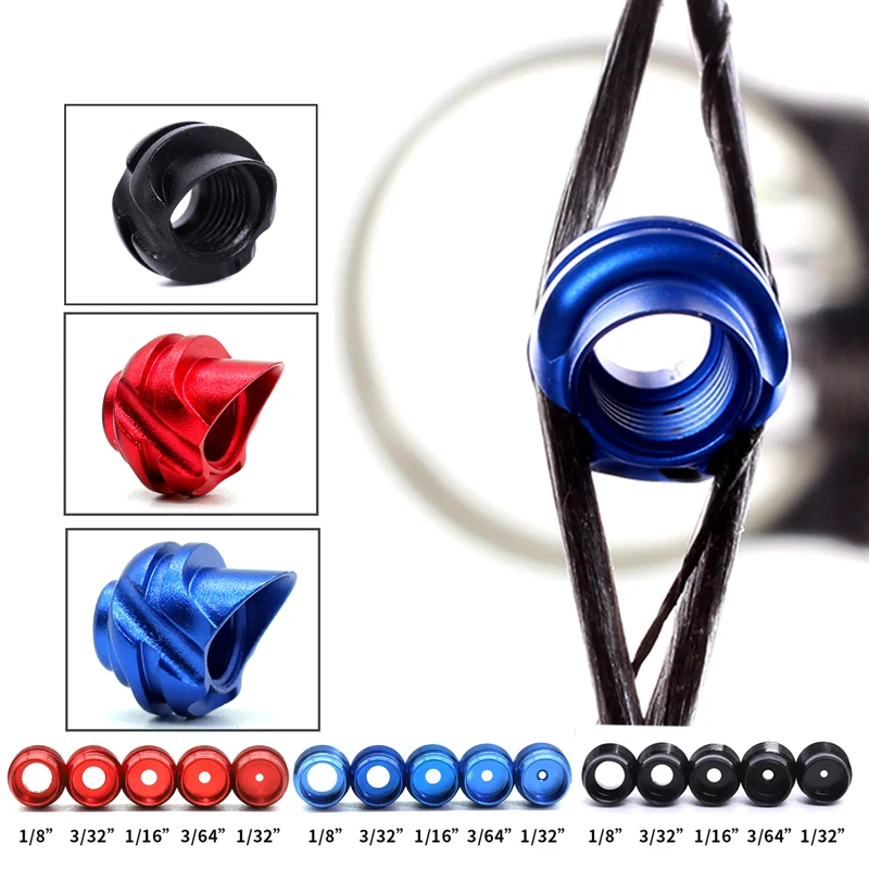 Compound Bow Archery Peephole Peep Sight Replaceable Inner Core 4x/6x ...