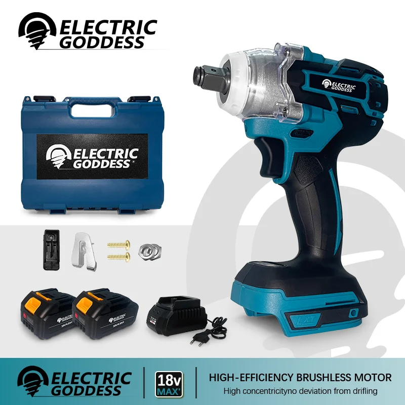 Electric-Goddess-DTW285-brushless-cordless-electric-impact-wrench-Dual ...