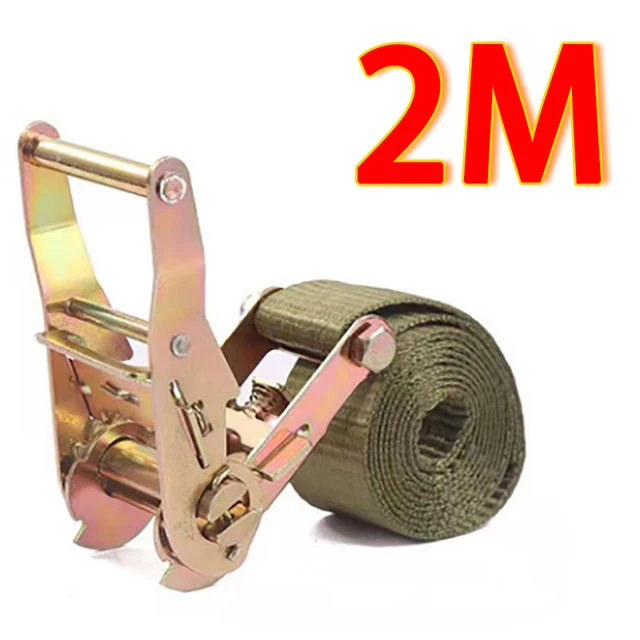 1.5",3mm,6T Steel Frame,2M---6M, Ratchet Tie Down Cargo Lashing ...