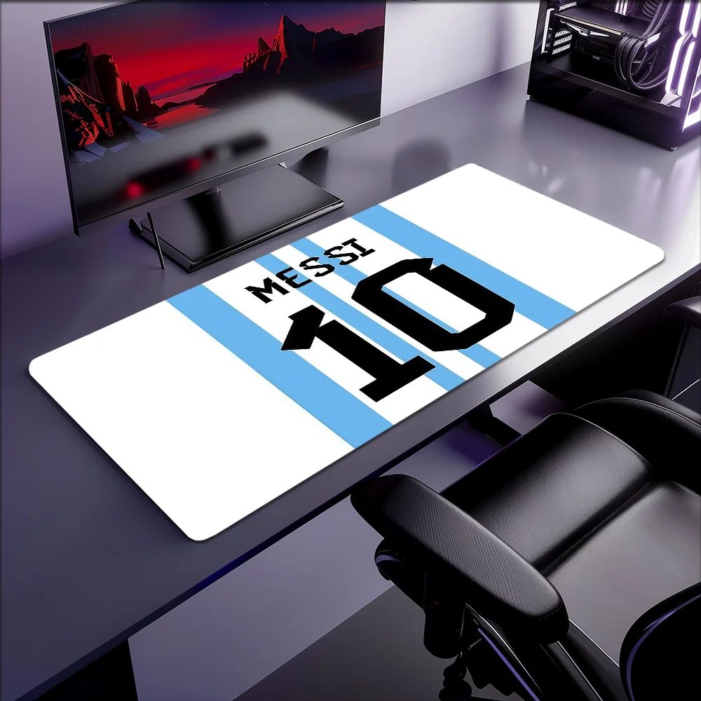 Star Rubber 10 Desktop XXL Messi Desk Mats Football Non-slip Gaming ...