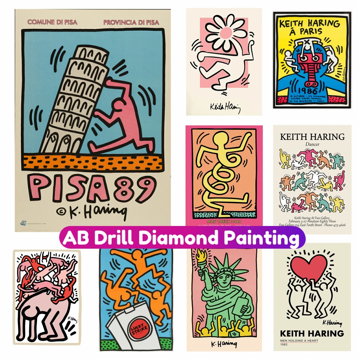 Keith-arbeitet-Ausstellung-ab-Diamant-Malerei-Stickerei-Kreuz-stich-Kit ...