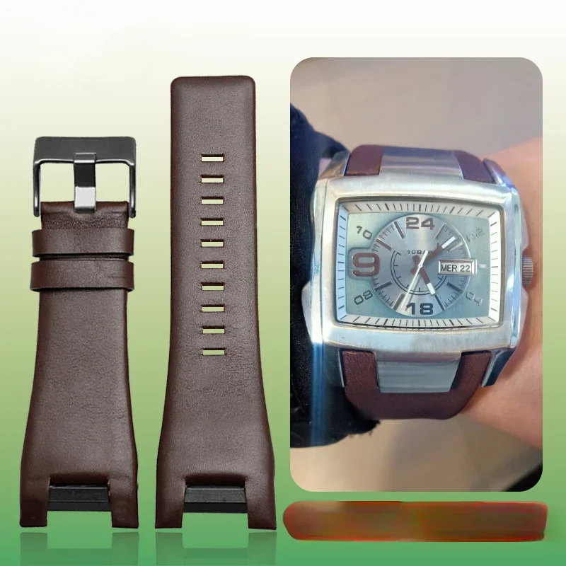 For-Diesel-Men-s-Business-Genuine-Leather-Watch-Strap-Dz4246-Dz1273 ...