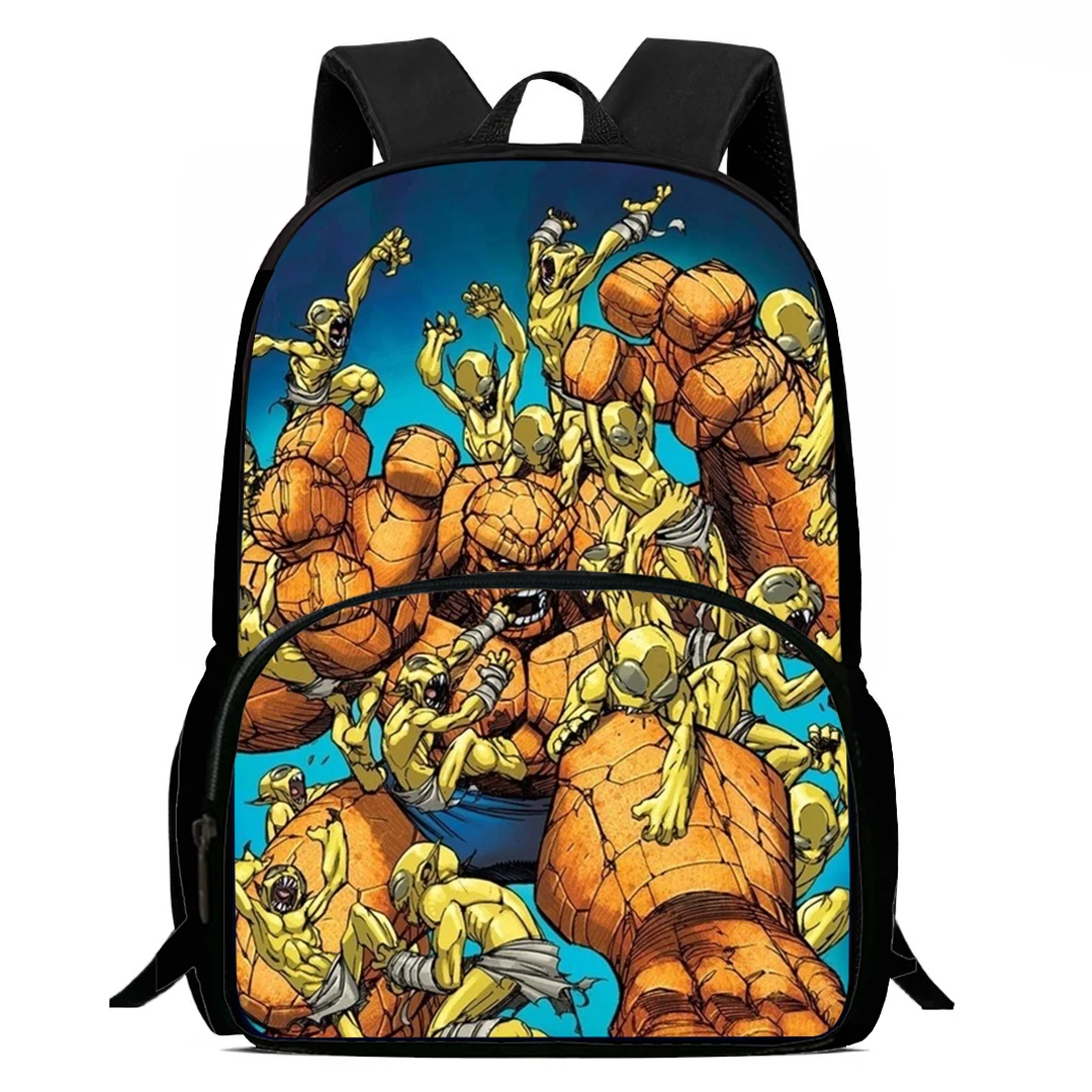 15-Inch Fantastic Four Thing Print Backpacks Large Capacity Backpack ...