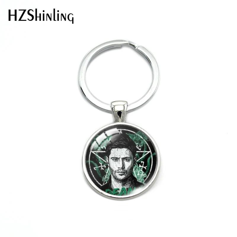 2023-New-Supernatural-TV-Dean-Sam-Castiel-Keychain-Glass-Cabochon-Dome ...