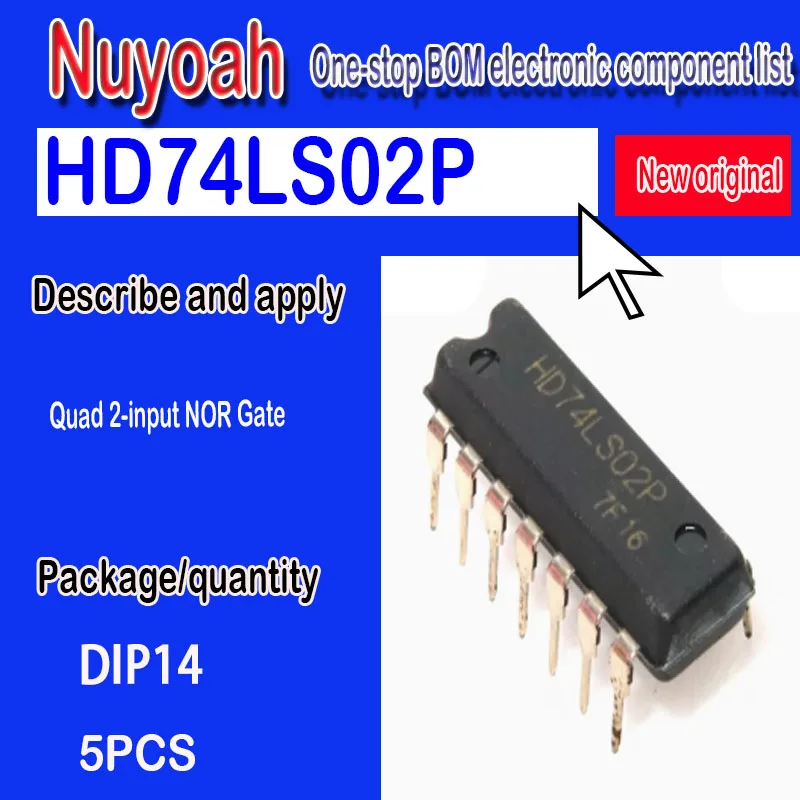 The new original spot HD74LS02P is directly inserted into DIP14 quad ...